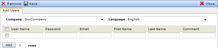 Adding New Users to a List – Professional Authoring